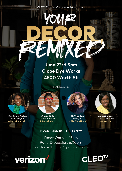 CLEO TV's Dominique Calhoun of Decor Remixed Join Panel of Cultural ...