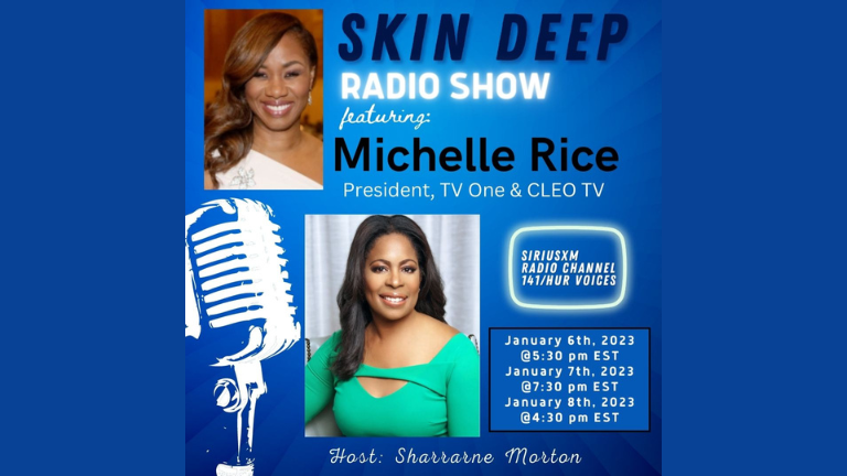 OUR PRESIDENT, MICHELLE RICE, SHARES GEMS ON SKIN DEEP WITH SHARRARNE ...