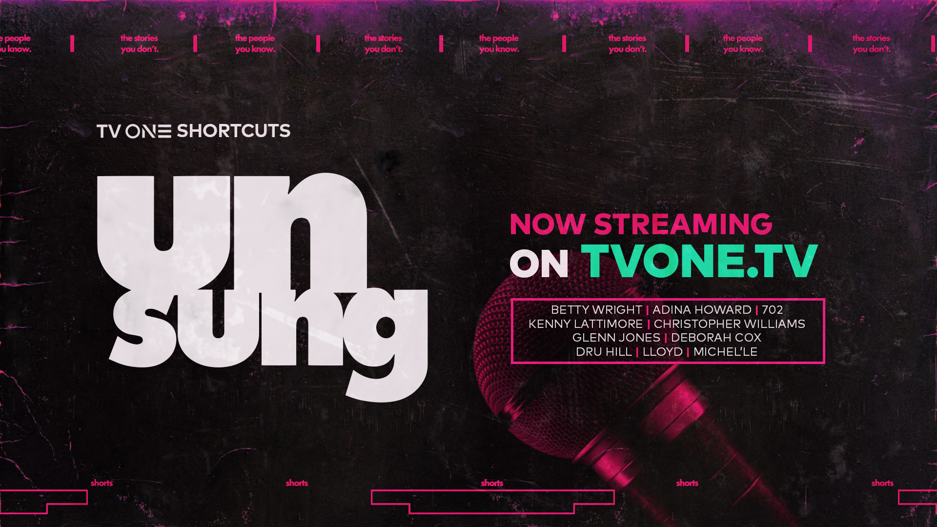 TV One Shortcuts: Unsung - TV One